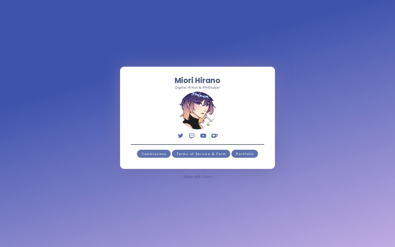 miori hirano's carrd